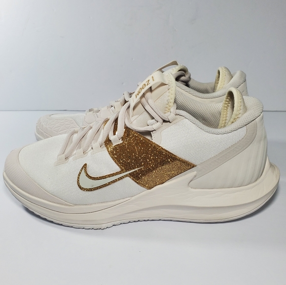 Nike | Shoes | Nike Court Air Zoom Hc Phantom Metallic Gold 685 | Poshmark